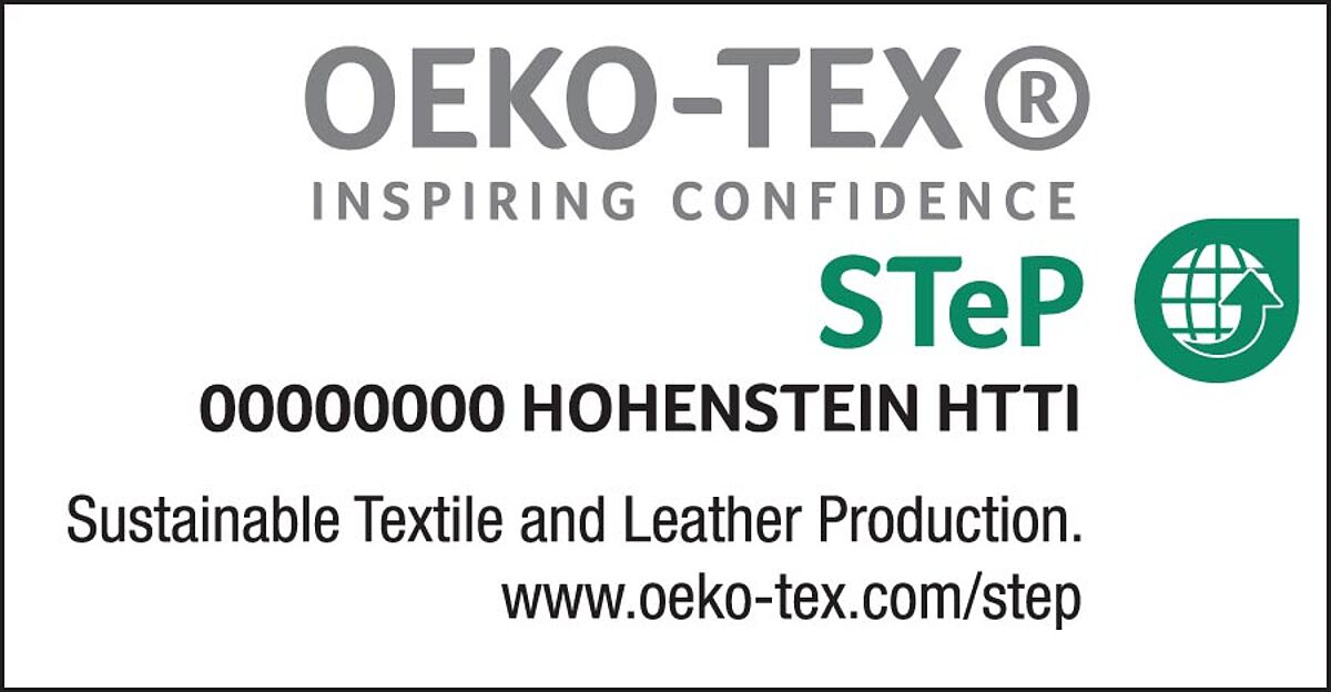 OEKO-TEX® STeP Certification - Hohenstein